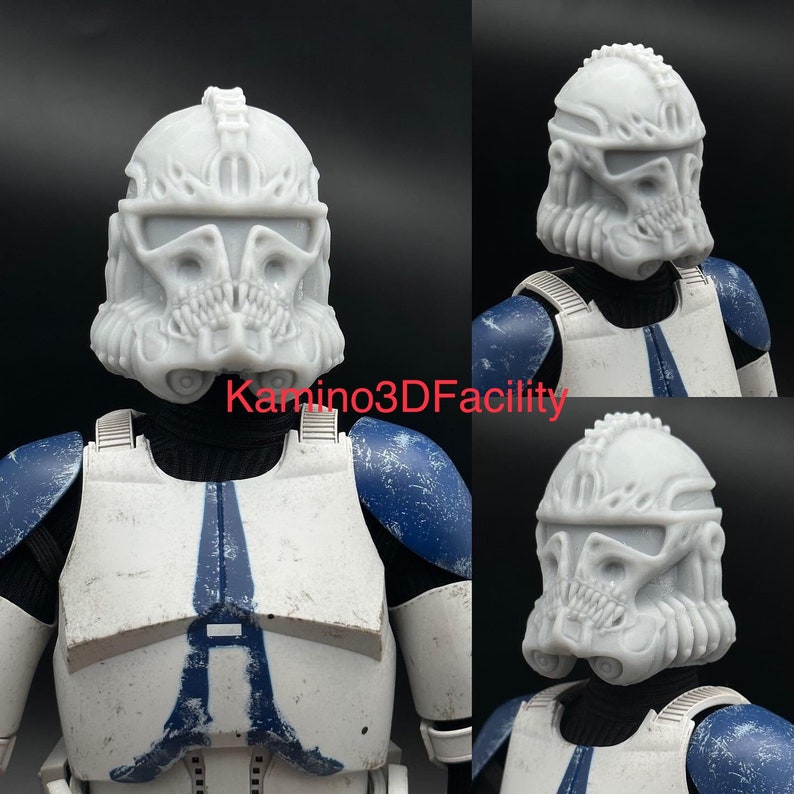 1:6 HT Phase 2 Clone Trooper Skull Helmet for Custom 12in Figure - Etsy