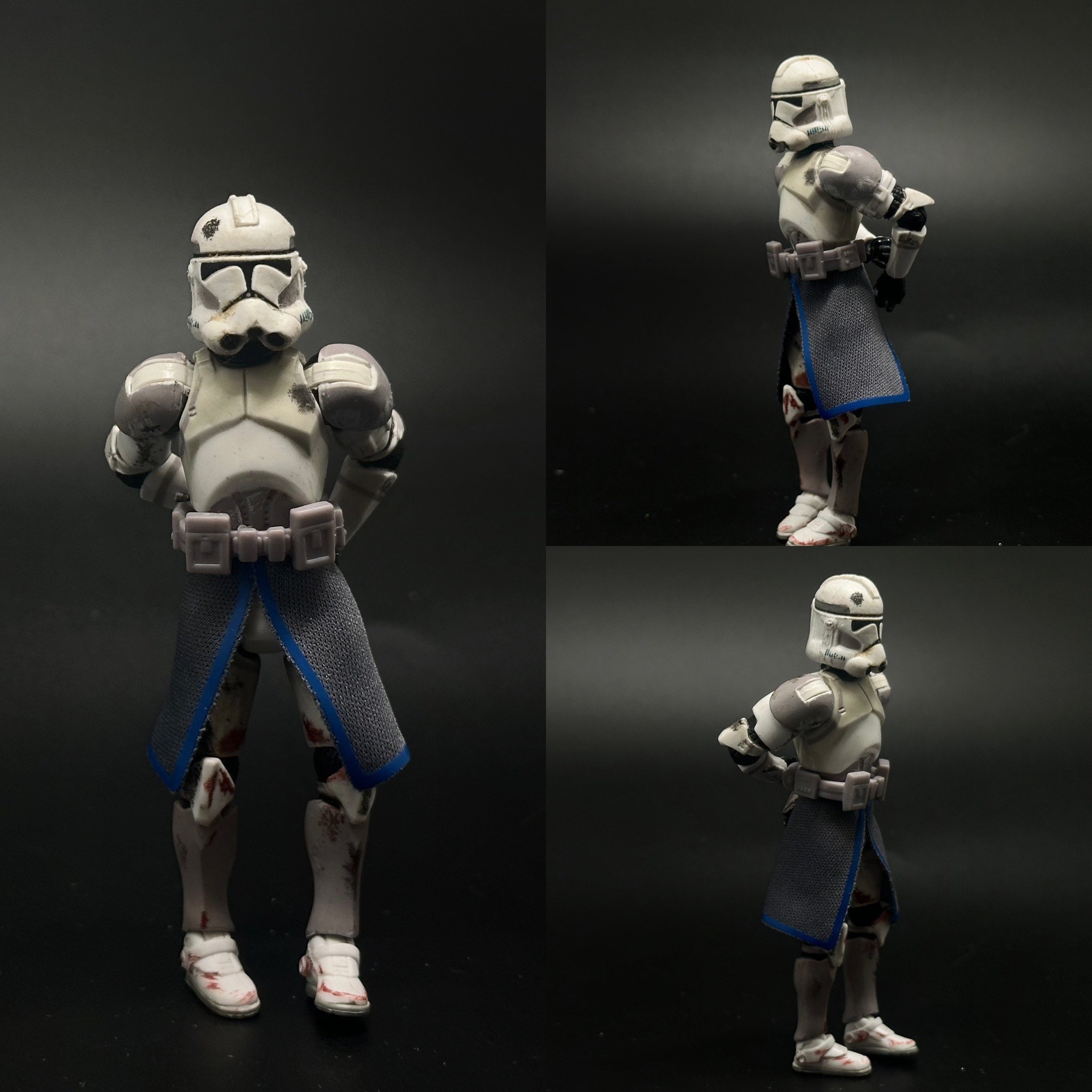 1:18 Grey and Blue Kama for Clone Trooper 3.75 Inches - Etsy