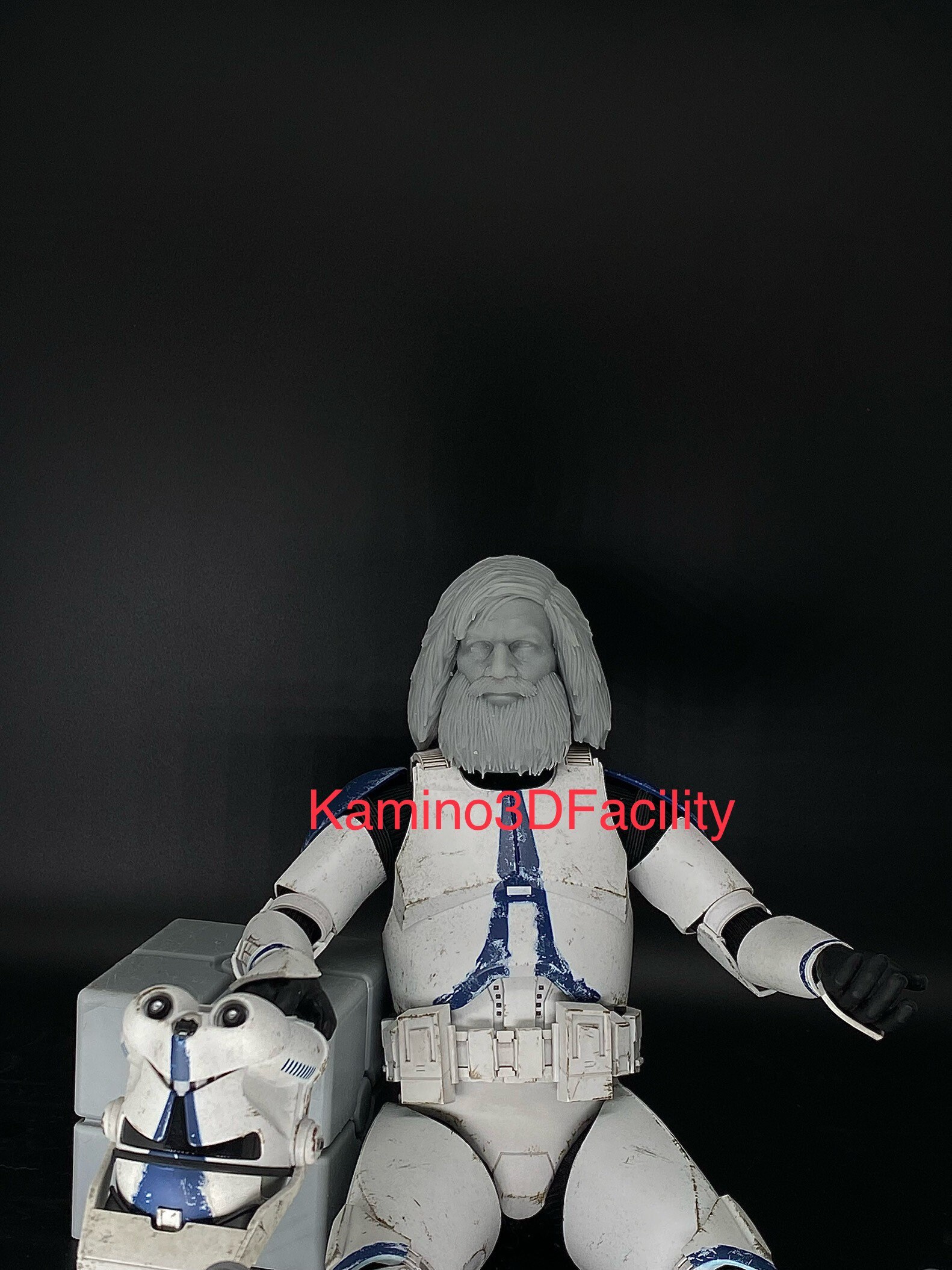 1:6 SS/HT Clone Trooper Veteran Head Sculpt for Custom 12” Figure - Etsy
