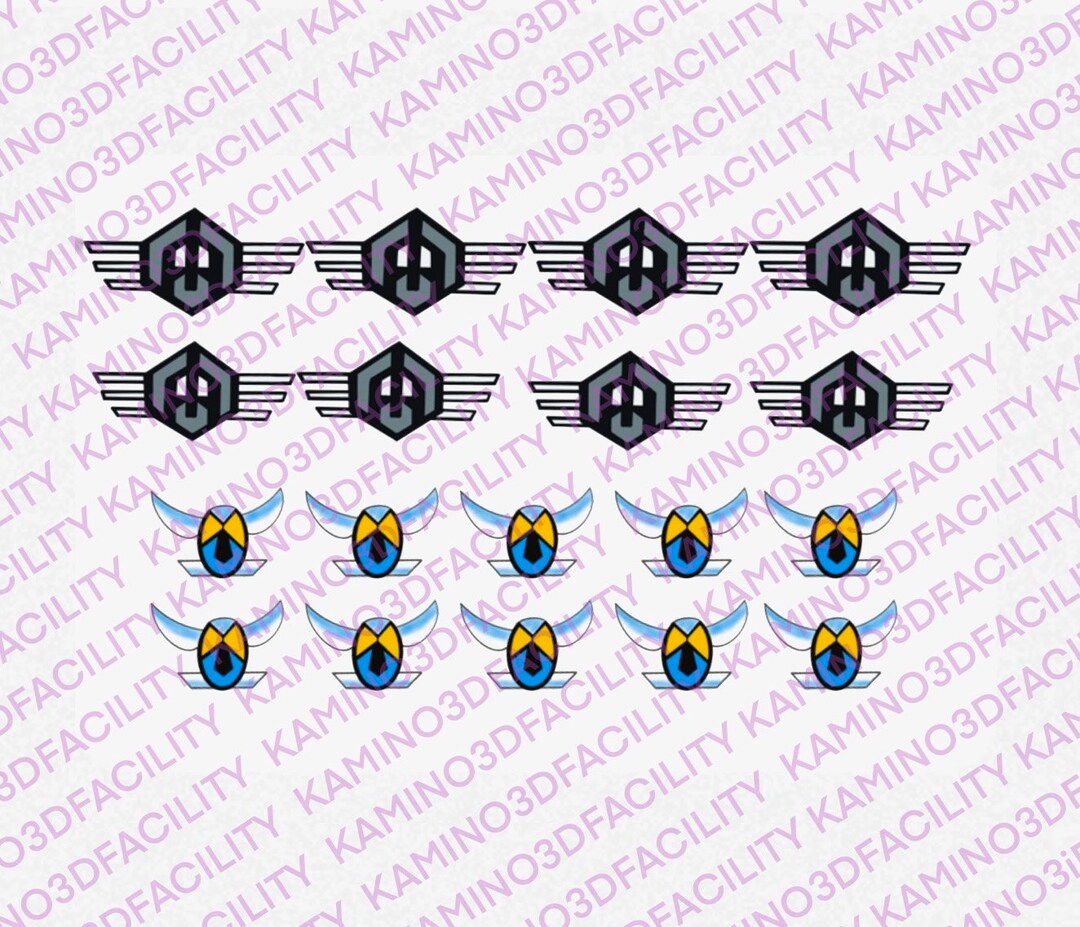 Pilot Killer Waterslide Decals for Custom Figure - Etsy