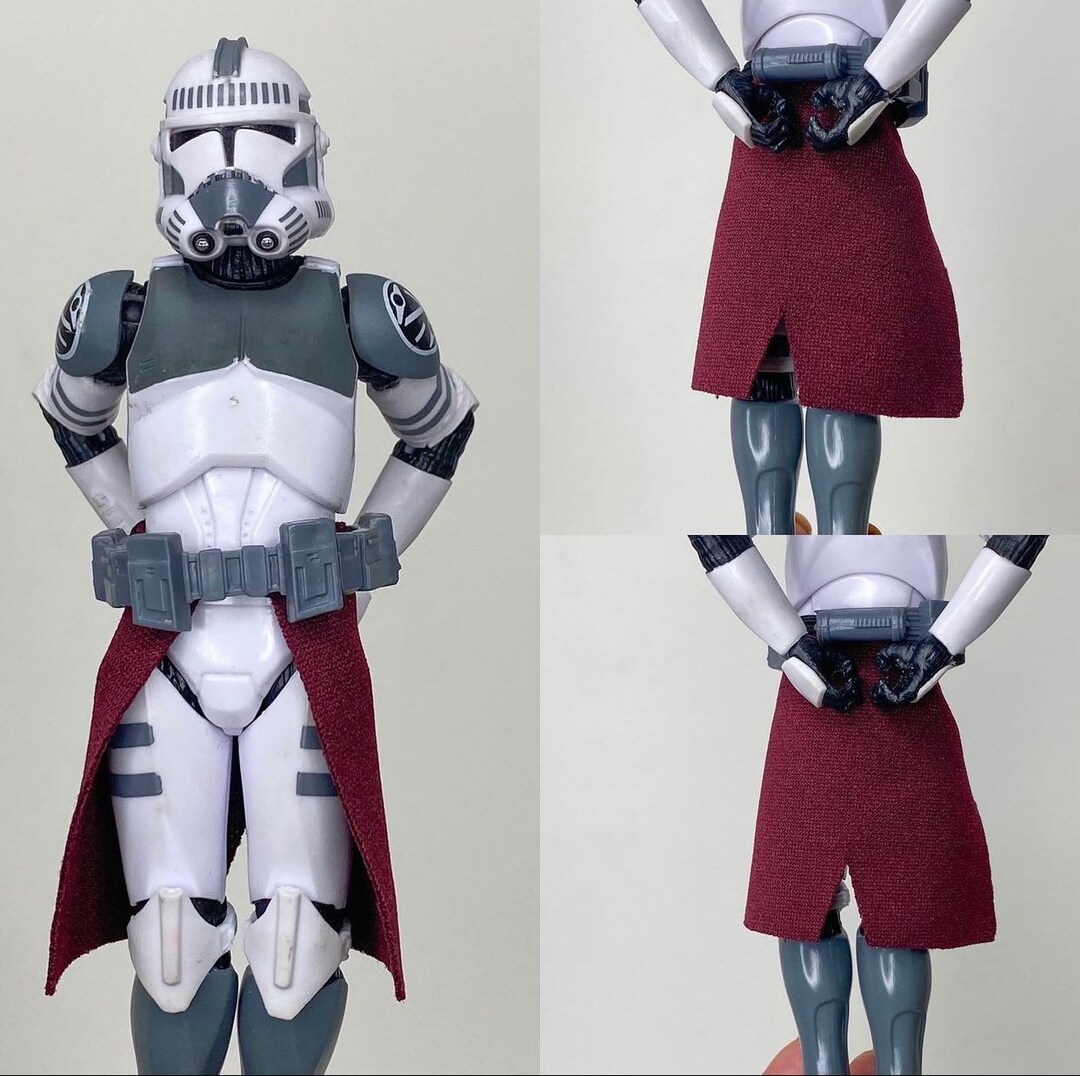 1:12 Custom Commander Bacara Kama for Clone Trooper Black Series 6inch ...