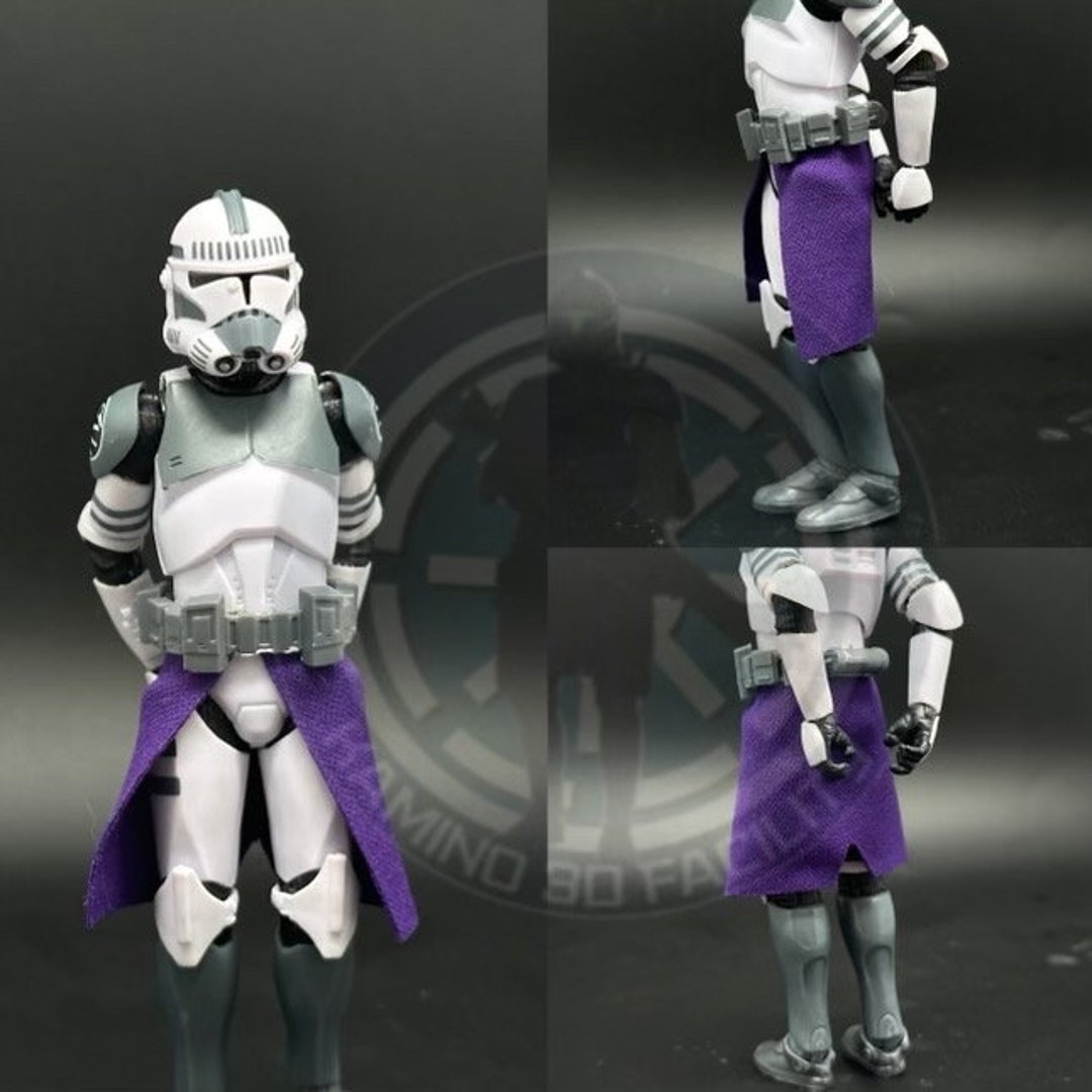1:12 Custom Realistic Purple Kama for Clone Trooper Black Series 6inch ...