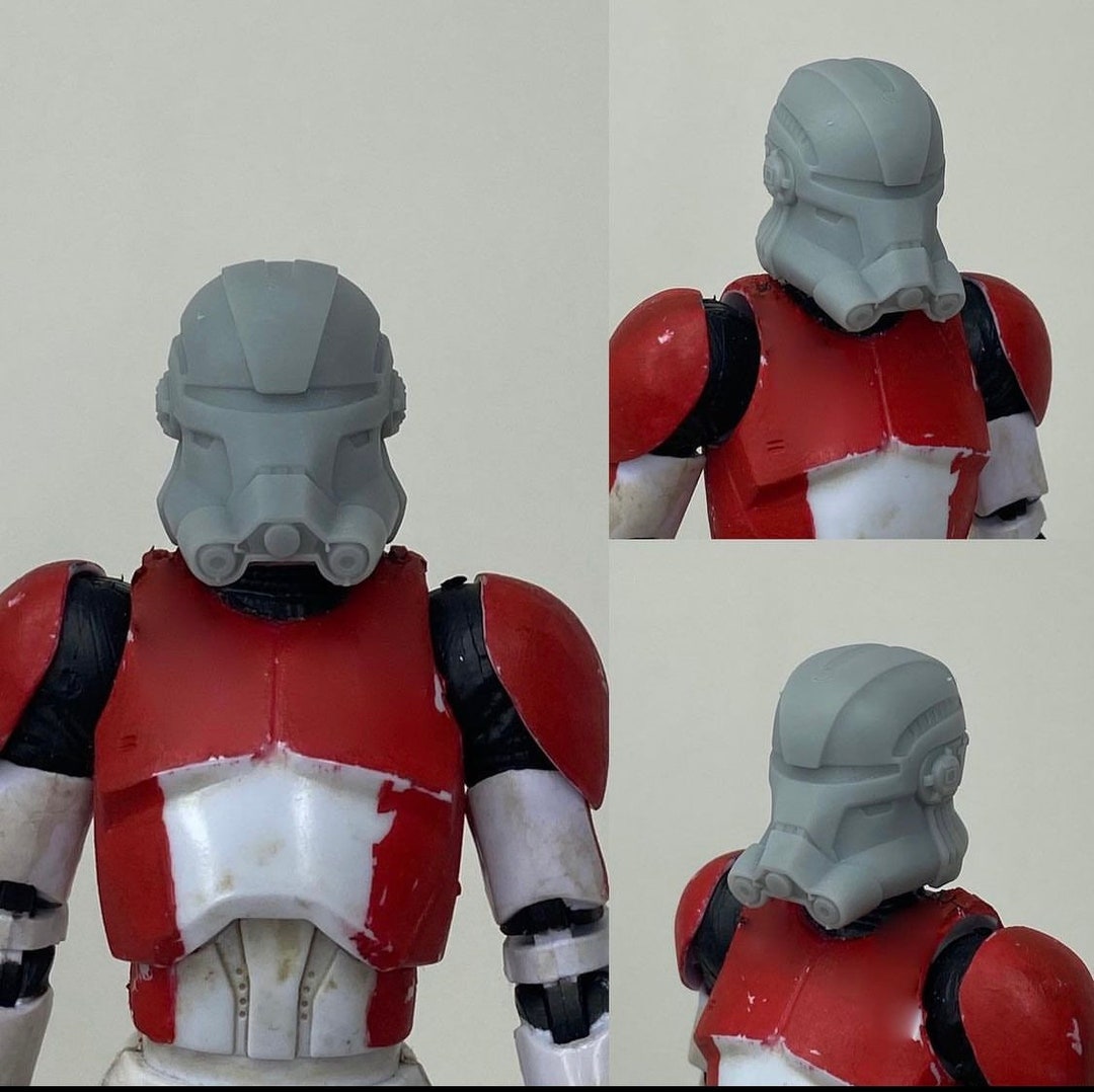 1:12 Echo Clone Trooper Helmet for Black Series 6inch - Etsy