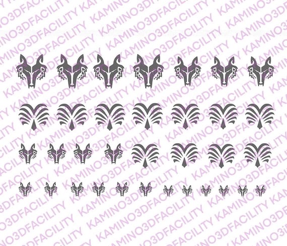 1:12 Clone Trooper Wolfpack Waterslide Decals V2 for Black - Etsy