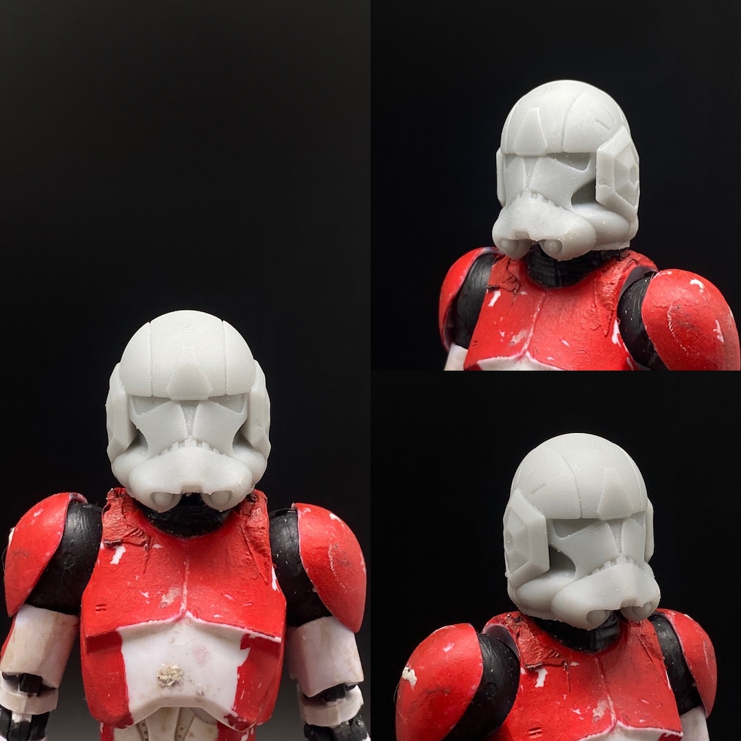 1:12 Spec Ops Phase 2 Clone Trooper Helmet for Black Series 6inch - Etsy