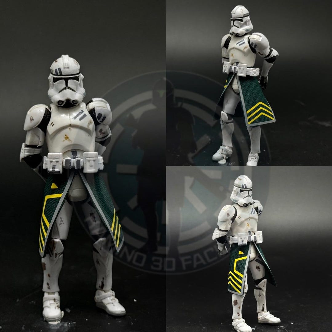 1:18 Custom Doom Kama for Clone Trooper 3.75 Inches - Etsy