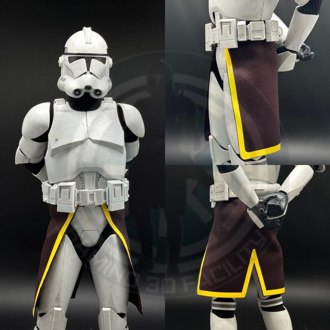 1:6 HT Clone Trooper Realistic Commander Jet Kama for Custom 12” Figure ...