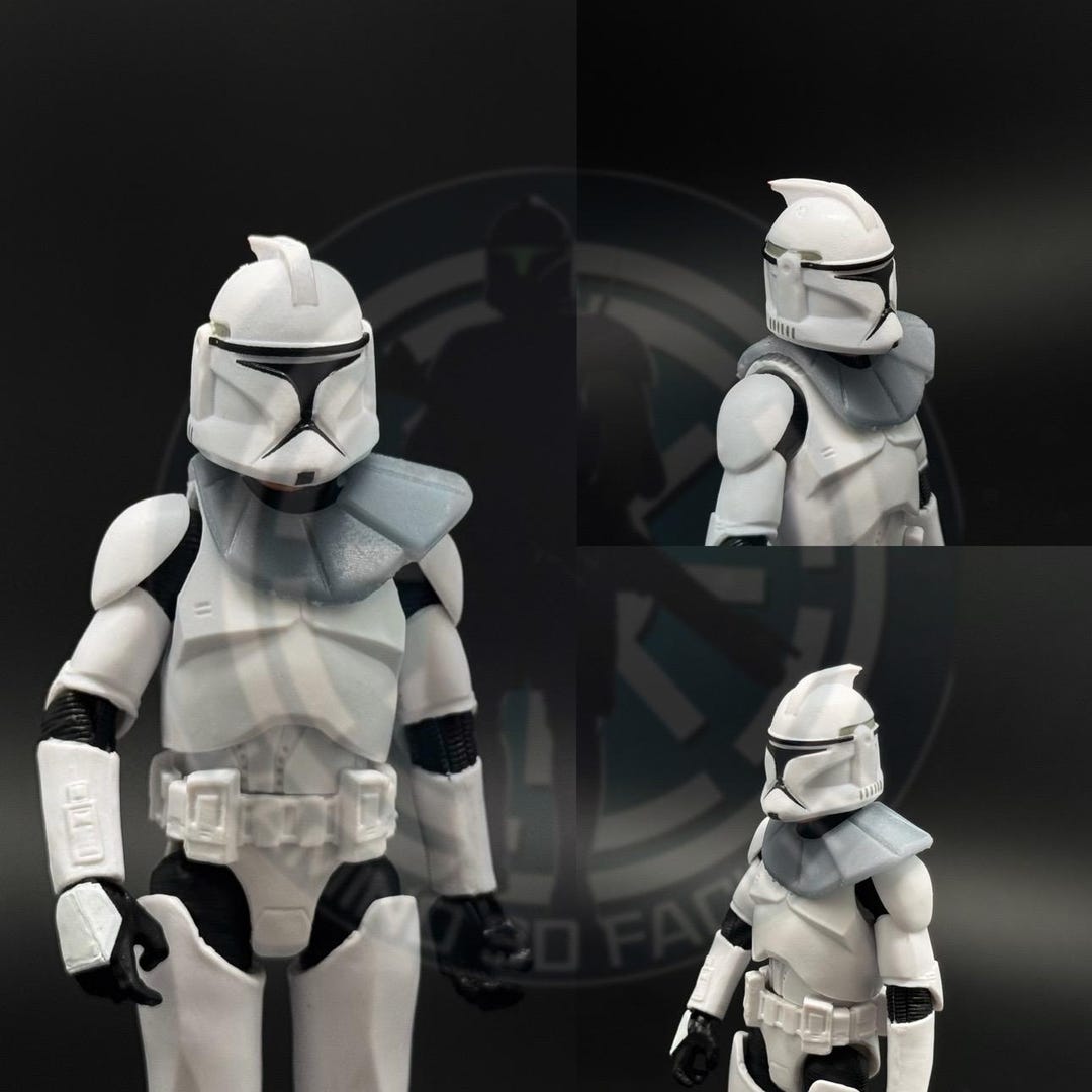 1:18 Phase One Captain Pauldron for Black Series 3.75inch - Etsy