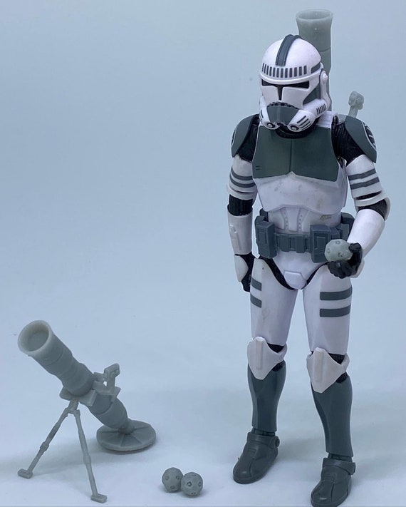 1:12 Clone Trooper Mortar Full Set for Black Series 6inch - Etsy