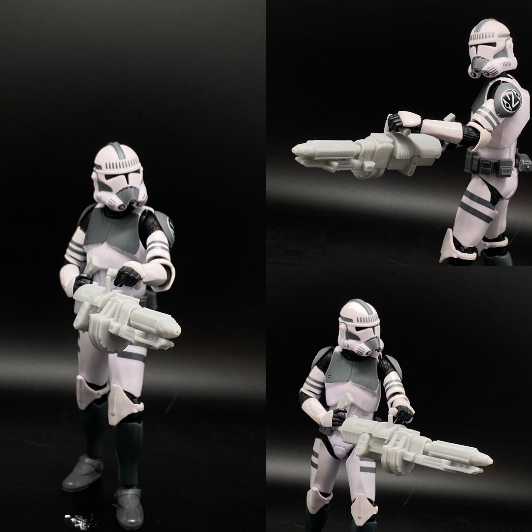 1:12 Havoc Heavy Blaster for Black Series 6inch - Etsy