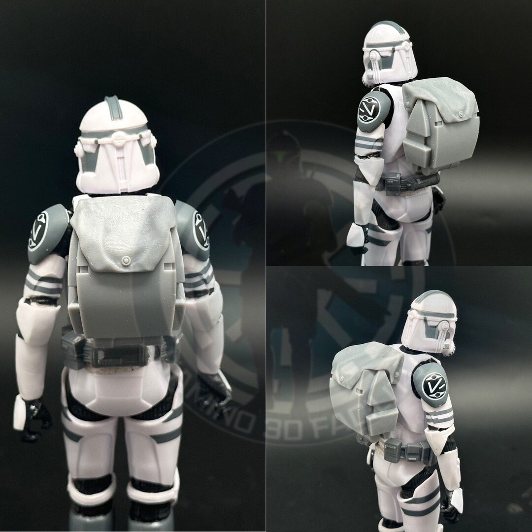 1:12 Clone Trooper Backpack for Black Series 6inch - Etsy
