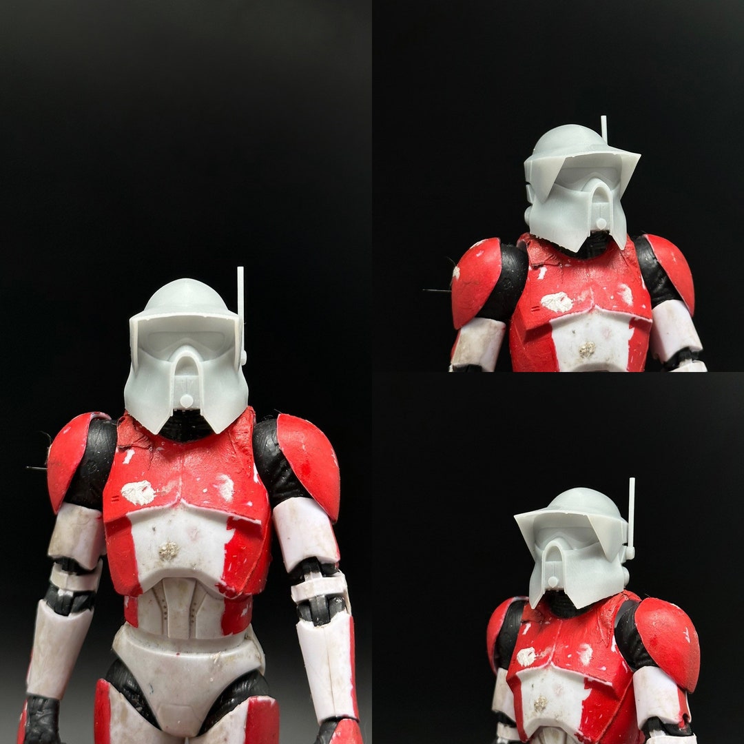 1:12 Sgt Hound Clone Trooper Helmet for Black Series 6inch - Etsy