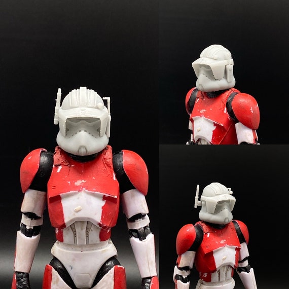 1:12 Commander V Clone Trooper Helmet for Black Series 6inch - Etsy