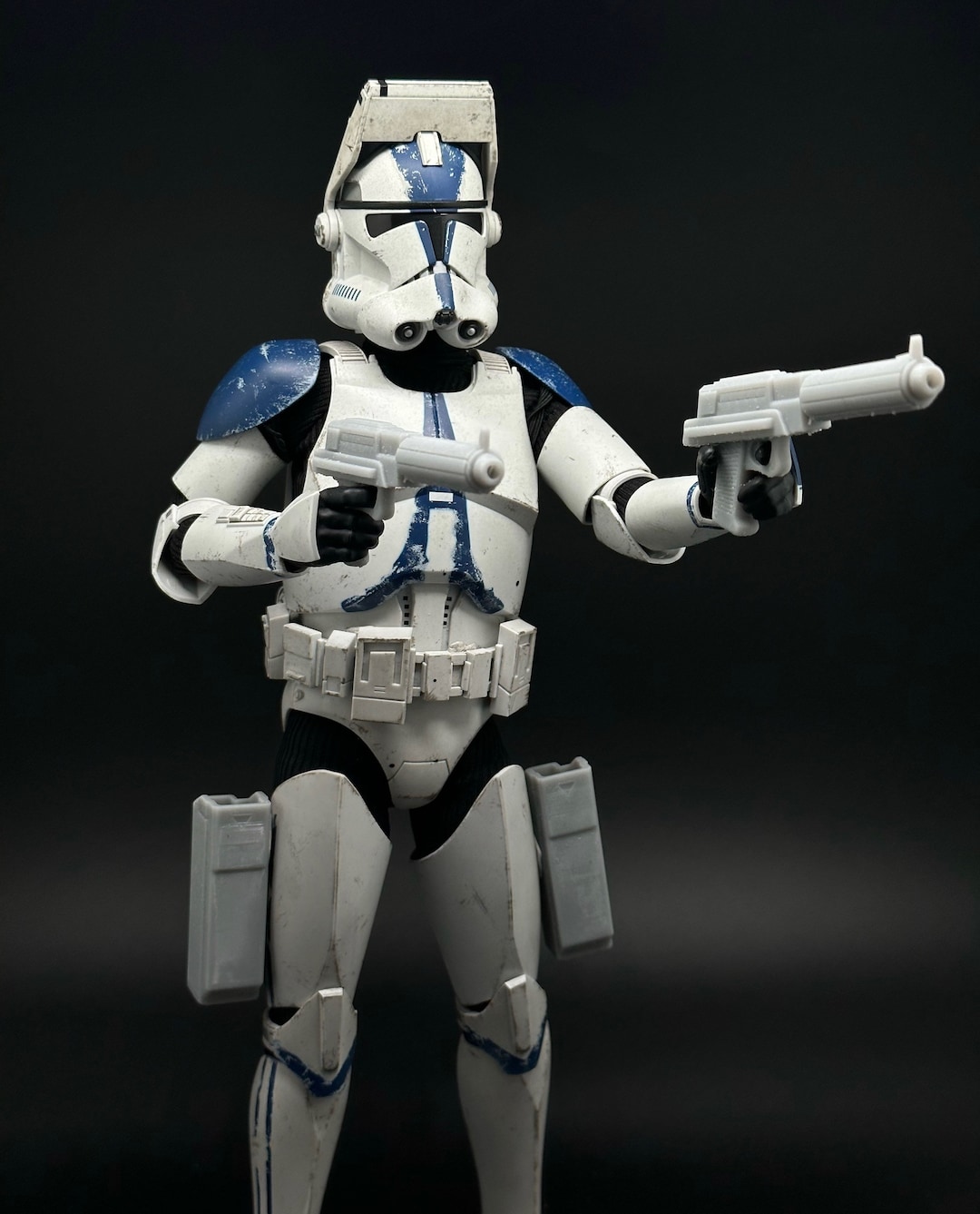 1:6 HT Clone Trooper Fordo DC-17 Pistols and Holster Set for Custom 12 ...