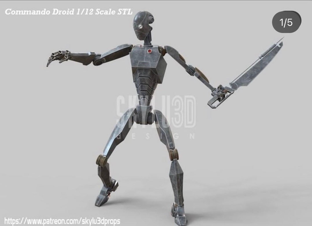 1:12 SW Commando Droid DIY Kit Black Series 6” 1/12 - Etsy
