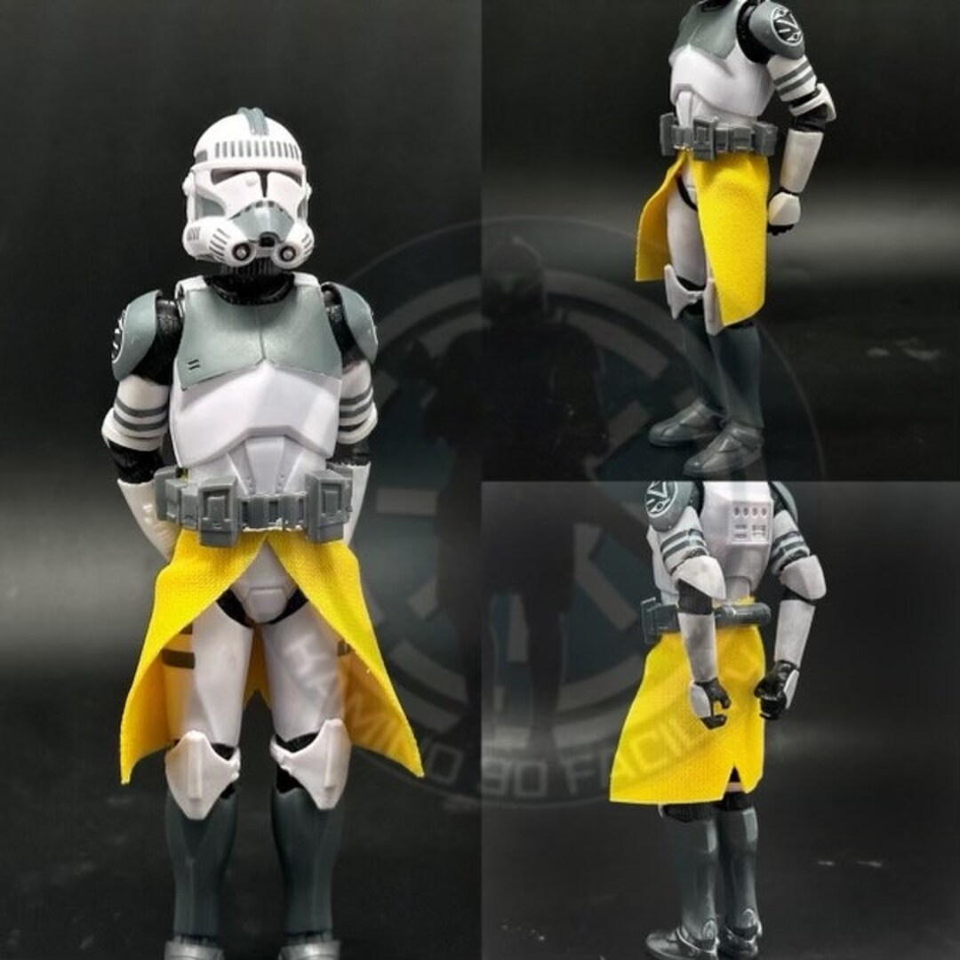 1:12 Custom Realistic Yellow Kama for Clone Trooper Black Series 6inch ...