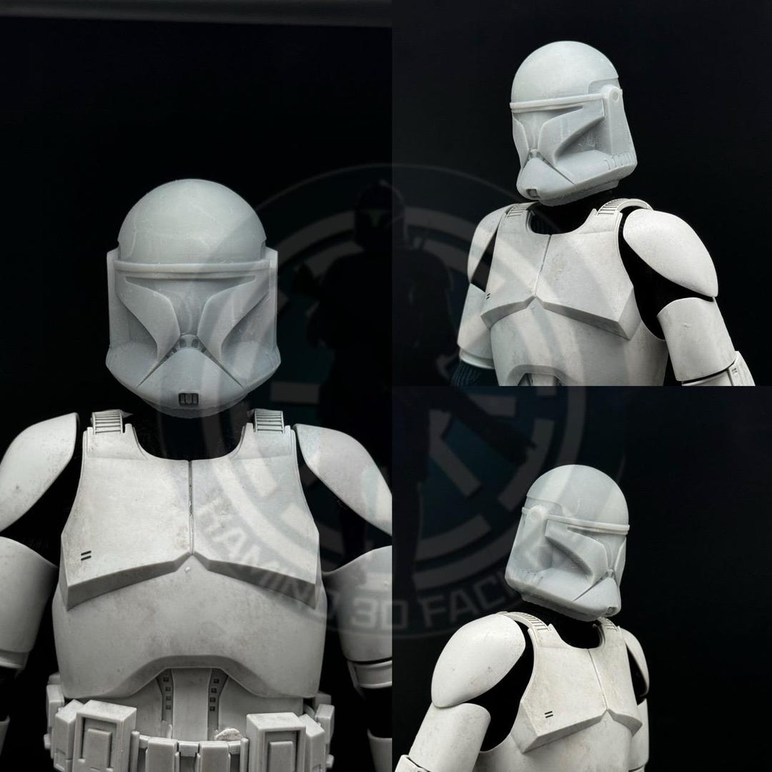 1:6 HT Phase One Concept Clone Trooper Helmet for Custom 12in Figure - Etsy