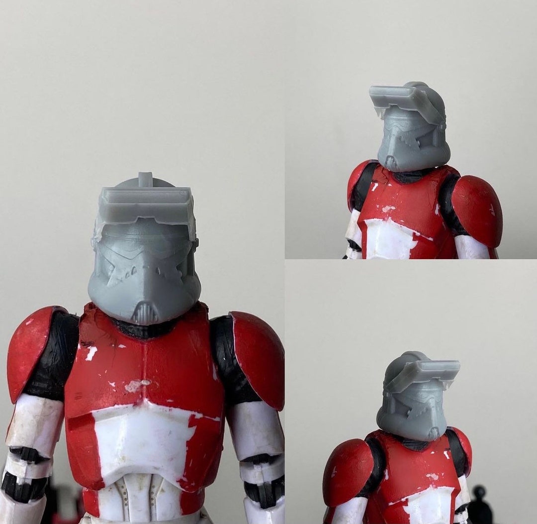 1:12 Recon With Macrobinoculars up Clone Trooper Helmet for Black ...