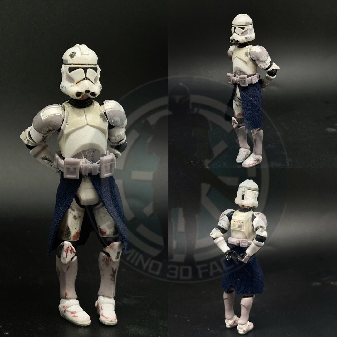 1:18 Custom Realistic Dark Blue Kama for Clone Trooper 3.75 Inches - Etsy