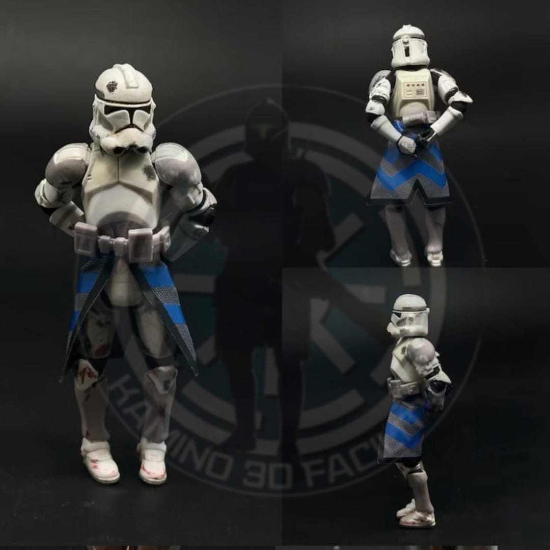 1:18 Custom Realistic Fives Kama V2 for Clone Trooper 3.75 Inches - Etsy