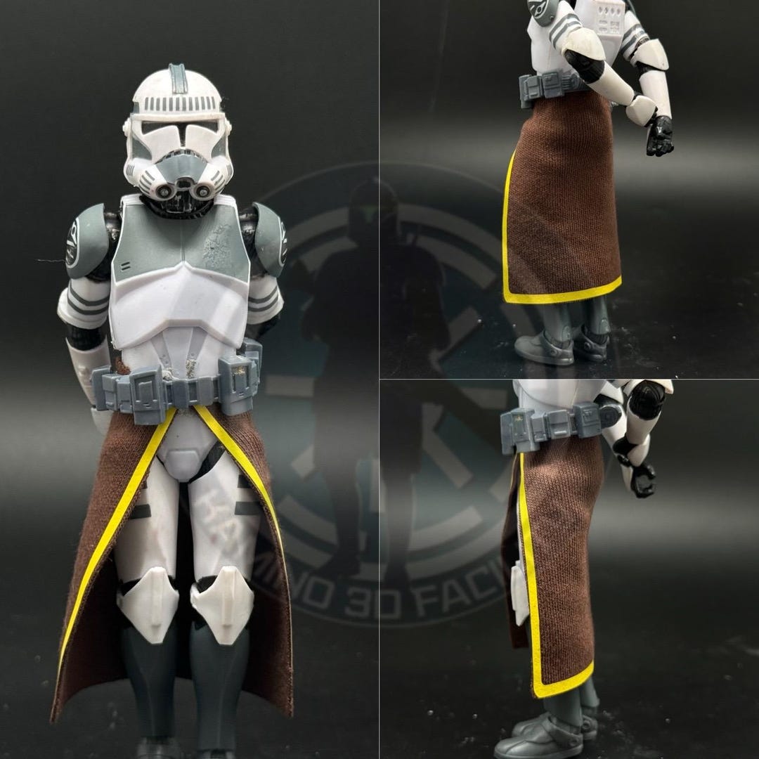 1:12 Custom Flame Trooper Kama for Clone Trooper Black Series 6inch - Etsy