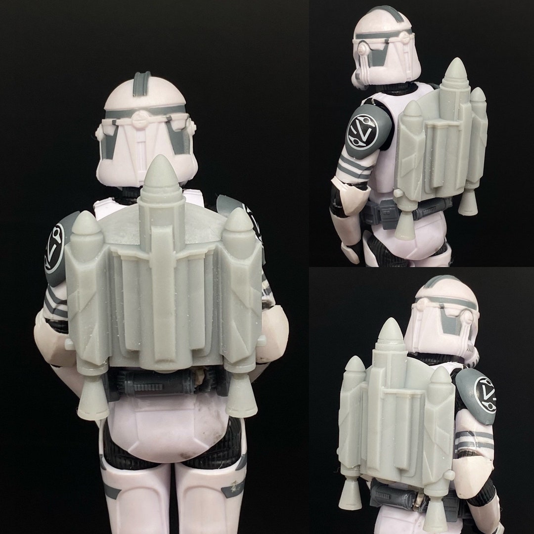 1:12 Clone Trooper Jetpack for Black Series 6inch - Etsy