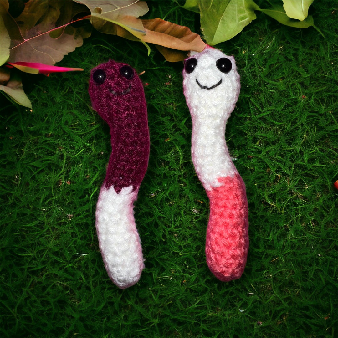 Crochet Gummy Worms - Etsy