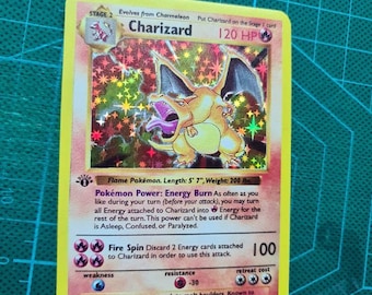 Ultra Charizard gx gmax vmax gigantamax ex pokemon card | Etsy