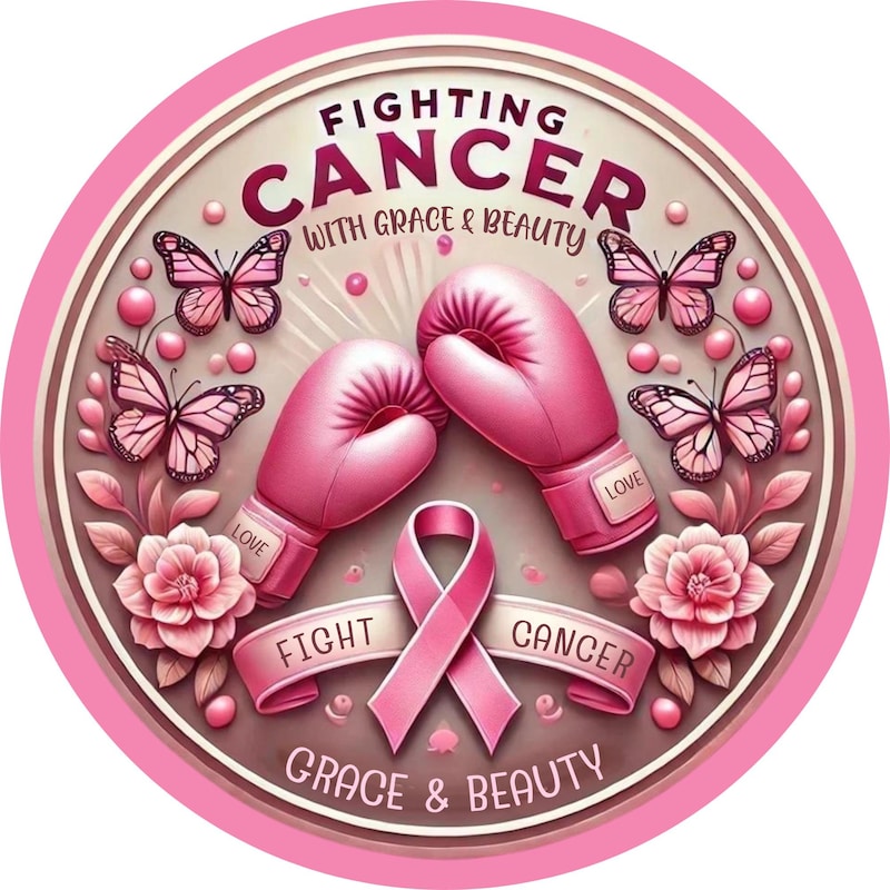 Breast Cancer Border - Etsy