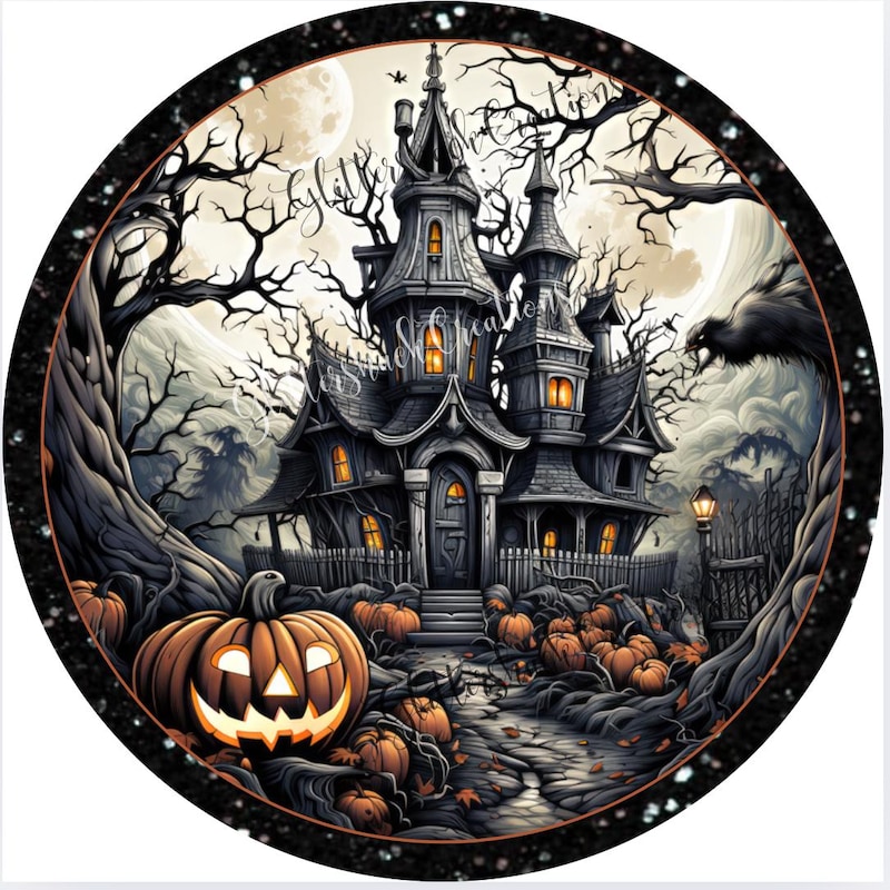 Halloween Wreath Bar Sign - Etsy