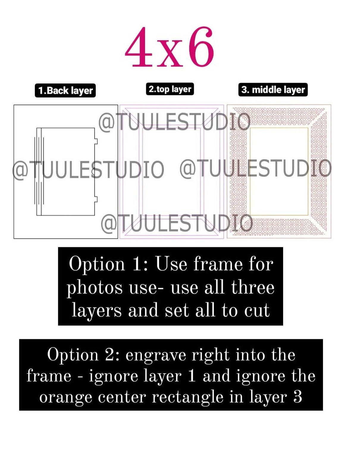 Interchangable Frame Bundle Digital Laser Cut File - Etsy