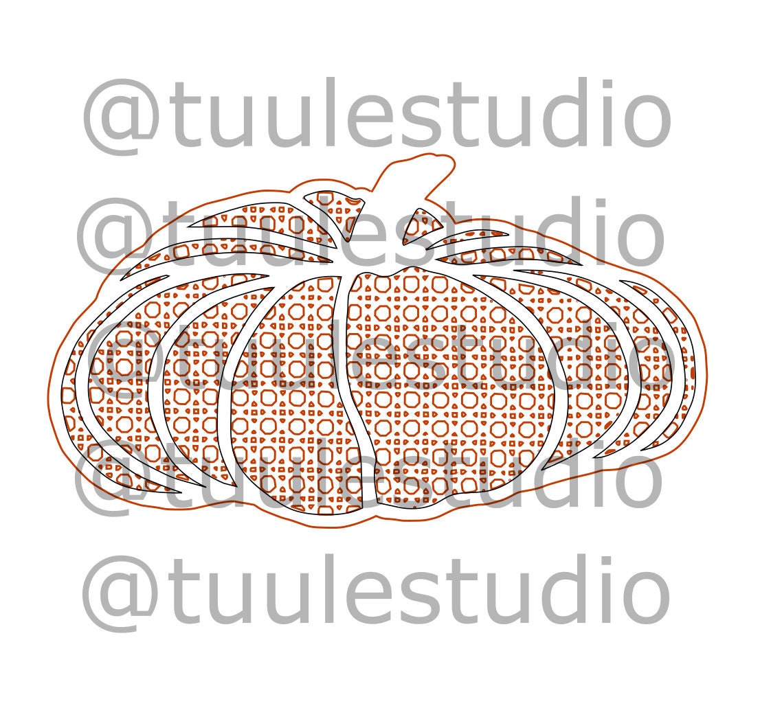 Rattan Cane Pumpkin digital File Digital Laser Cut File | Etsy