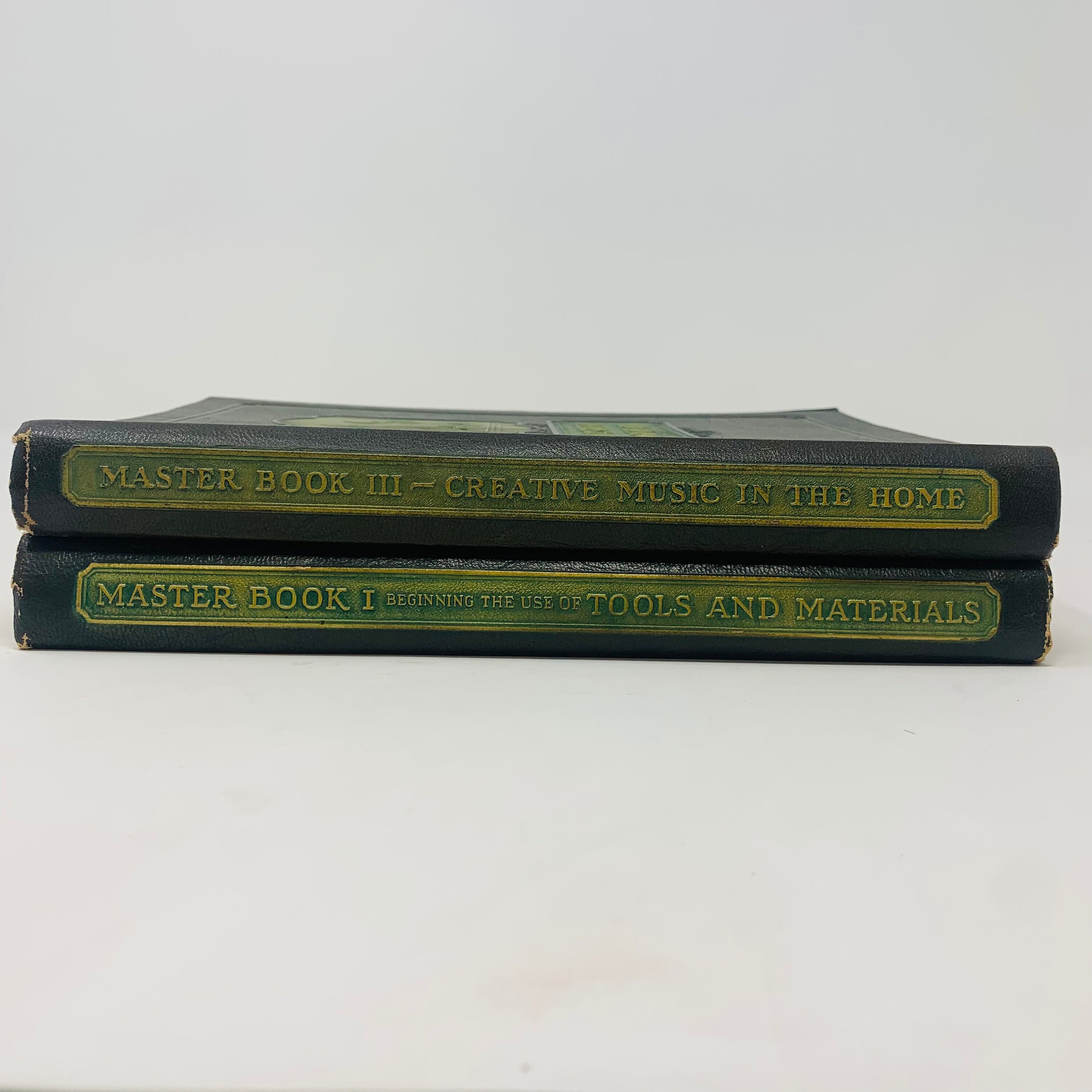 MASTER BOOK 1 & 3 Beginning the Use of Tools and Materials / - Etsy