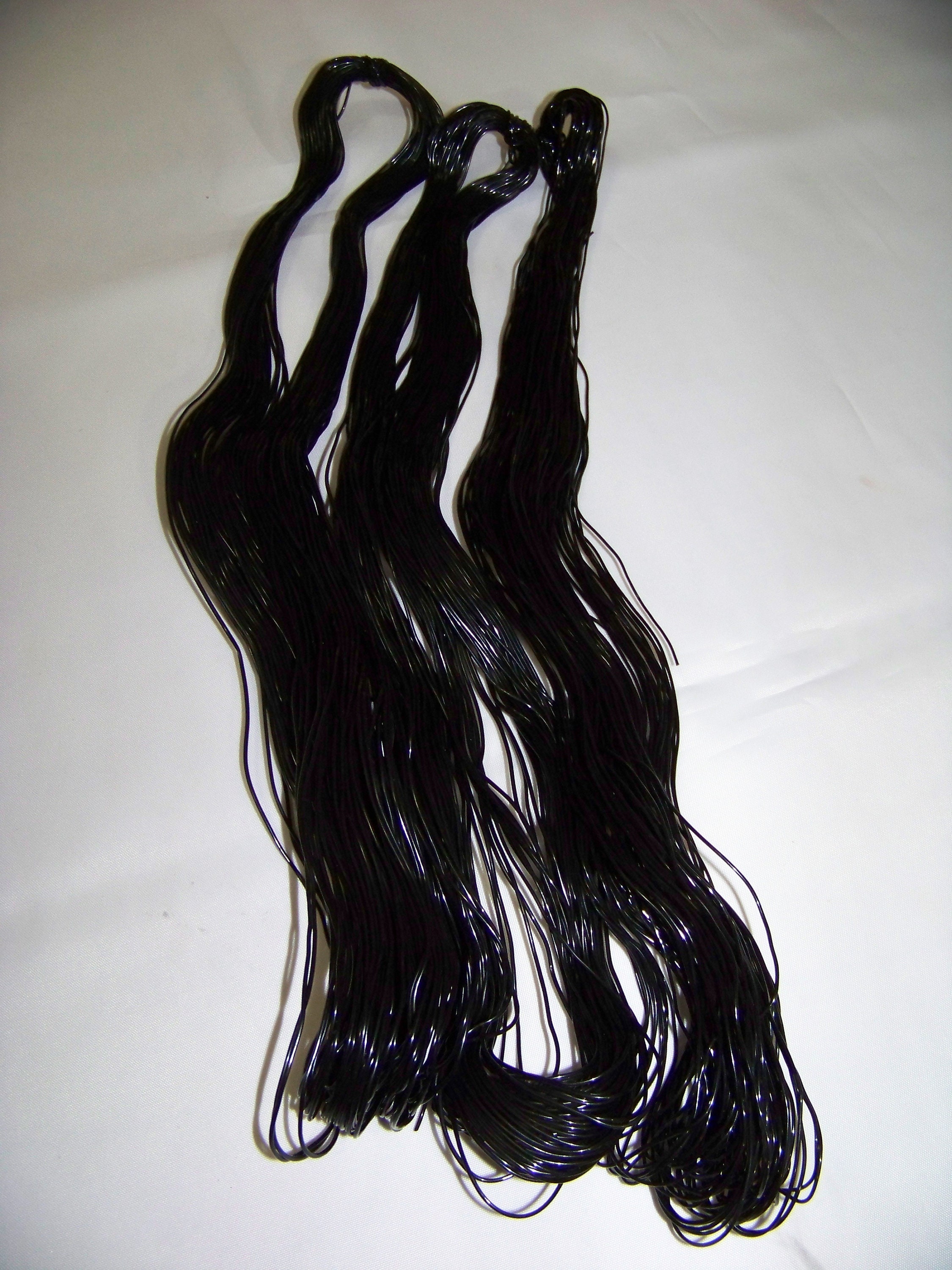 BUY 3 GET 1 FREE! Bundles of African Rubber Hair Thread 75-85 Single ...