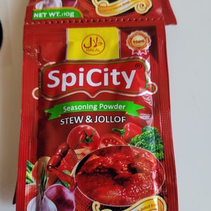Spicity Stew & Jollof Rice Seasoning 5 Packs - Etsy