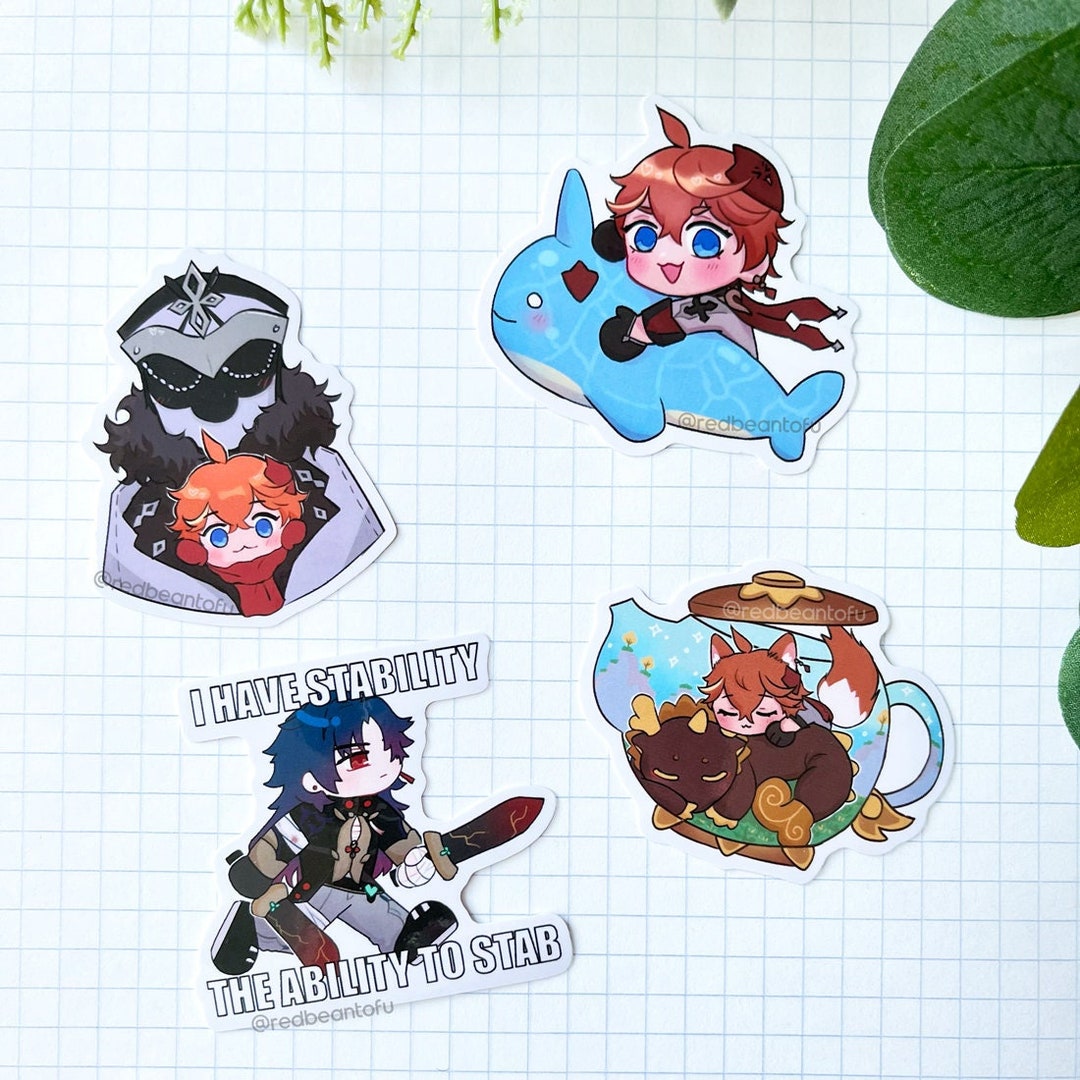 Genshin Impact & Honkai Star Rail Stickers - Etsy
