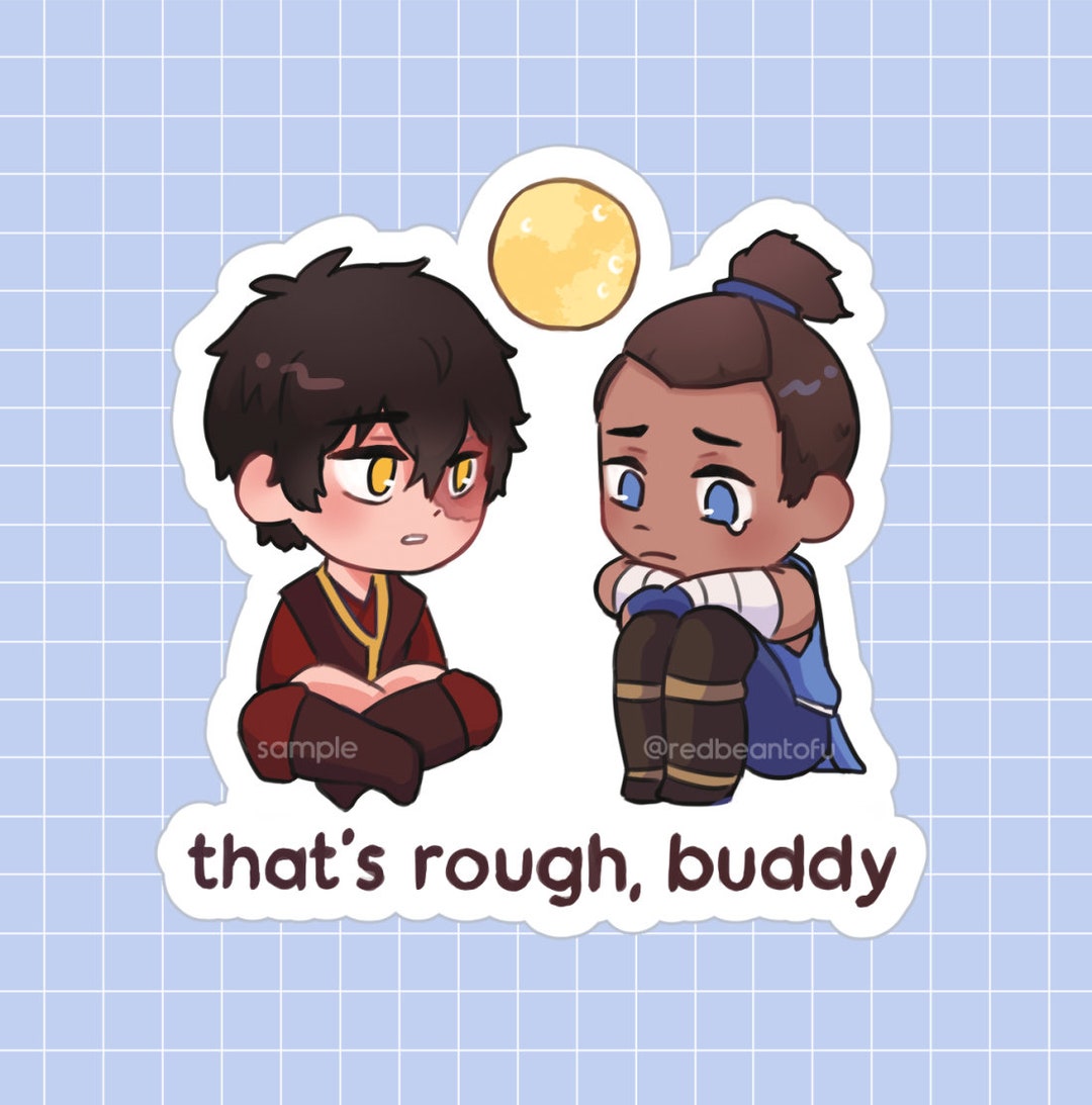 Avatar the Last Airbender Zuko & Sokka Vinyl Sticker - Etsy