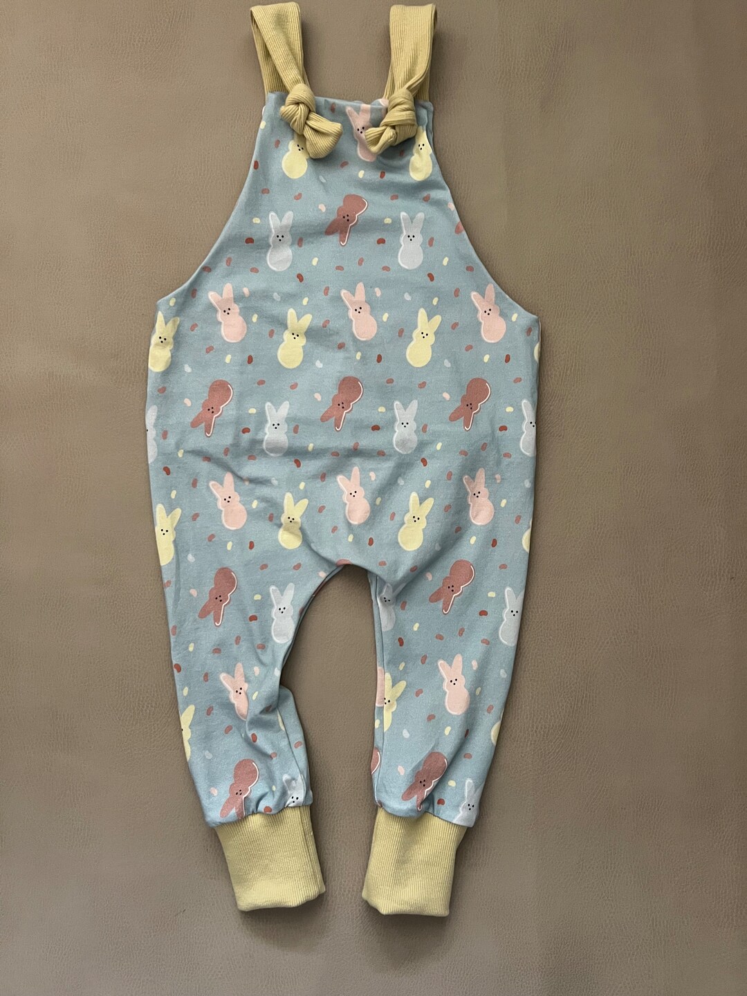 Bunny Overalls Easter Overalls Spring Bunny Colorful Overalls Baby ...