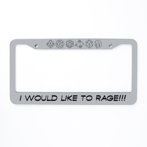 Plate License Frame Dragon Car - Etsy