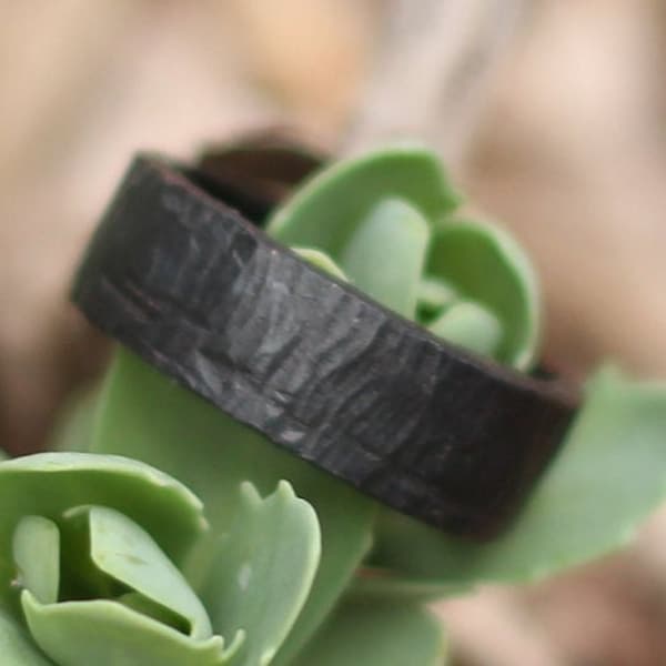 Rustic Mens Ring - Etsy