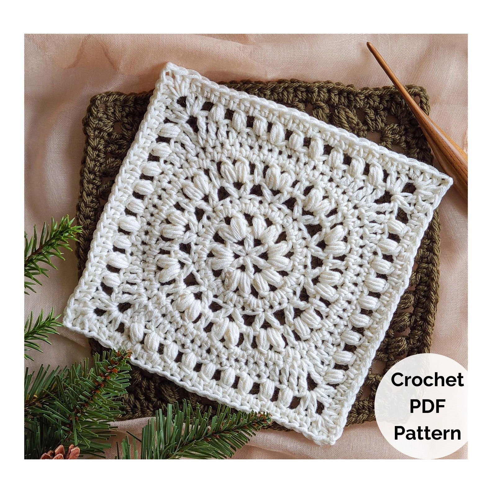Crochet Square Pattern PDF Crochet Square Patterns Crochet - Etsy