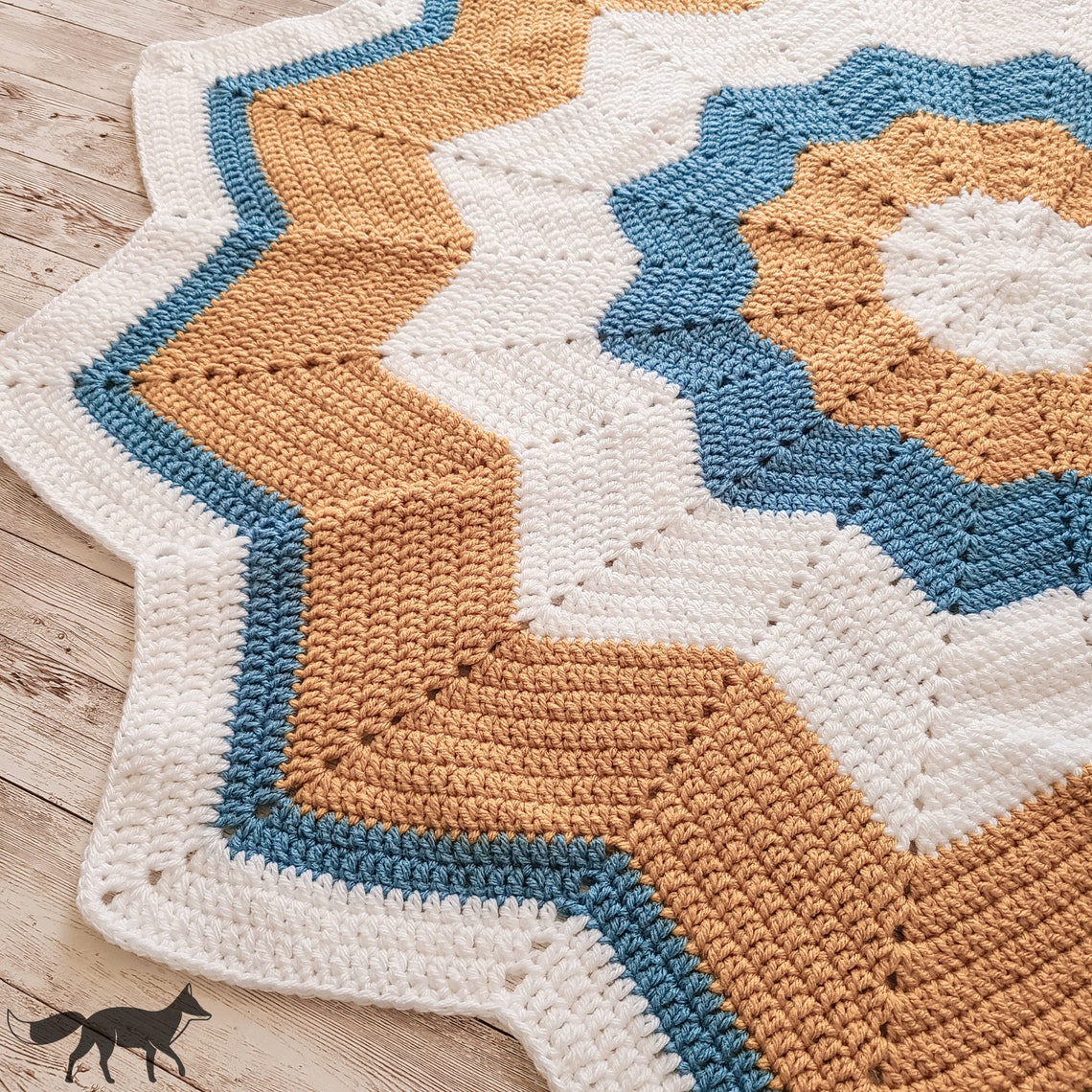 Star Baby Blanket Crochet Pattern PDF Crochet Baby Blanket | Etsy