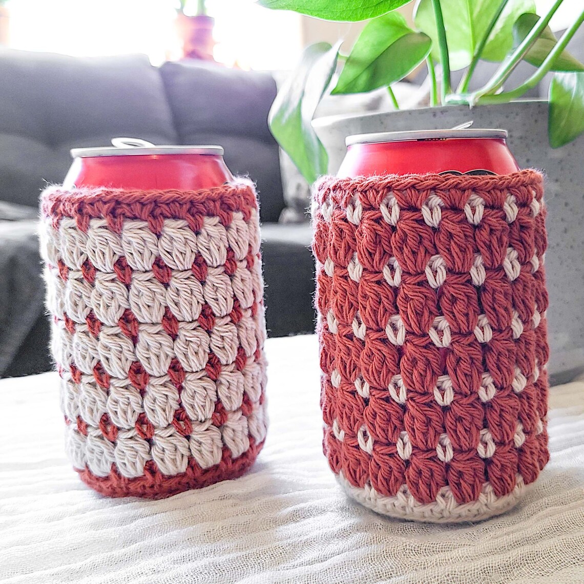 Crochet Can Cozy Pattern PDF Crochet Can Sleeve Pattern - Etsy