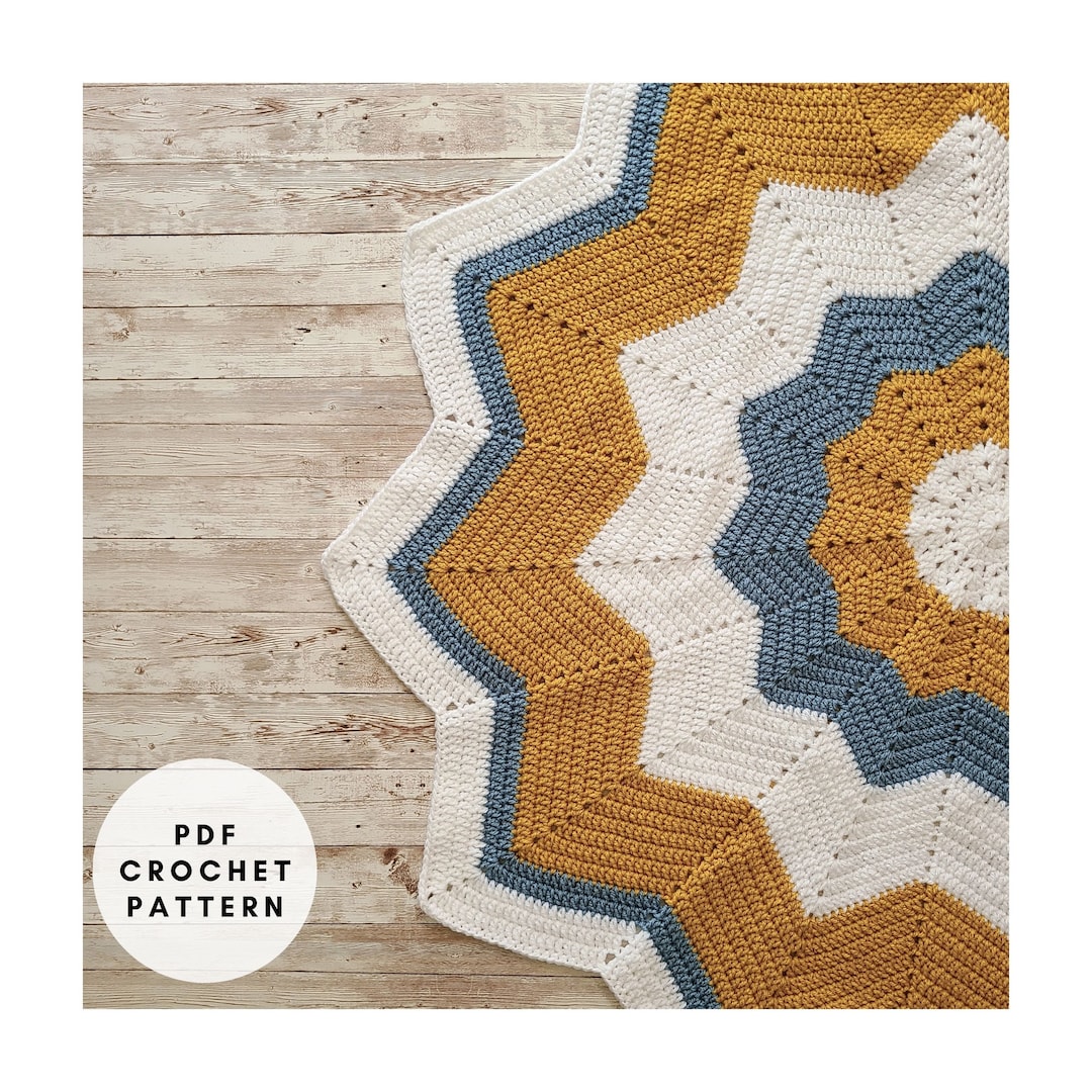 Star Baby Blanket Crochet Pattern PDF | Crochet Baby Blanket Pattern ...