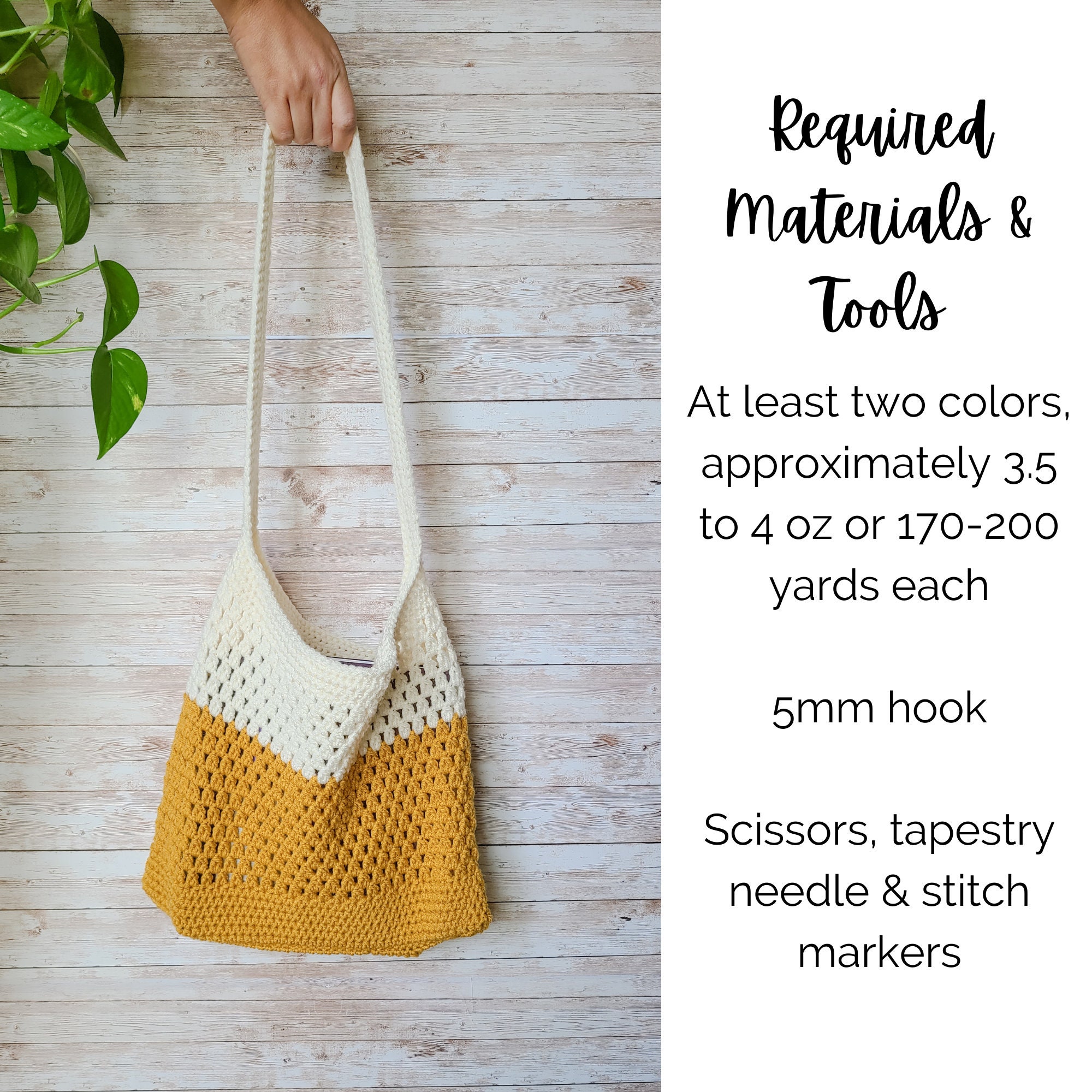Crochet Bag Pattern PDF Crochet Tote Bag Pattern Crochet - Etsy