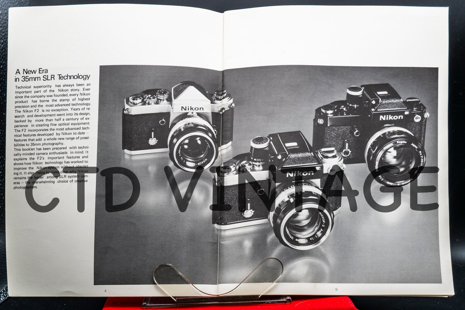 NIKON F2 PROFILE Introductory Brochure Very RARE Reduced - Etsy Nederland