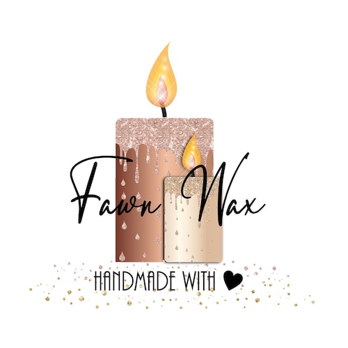 Candle Logo Design Premade Candle Business Logo Editable - Etsy
