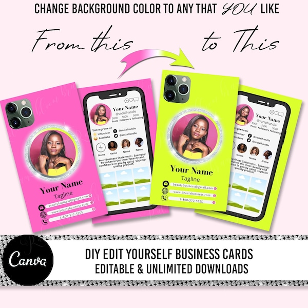 Influencer Card - Etsy