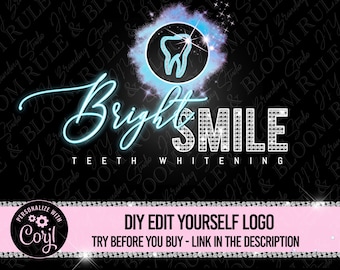 Tooth Logo, Dental Logo, Teeth Whitening Logo, Dental Teeth Whitening ...