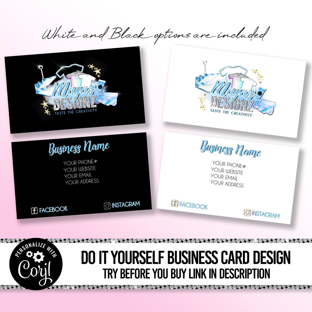Craft Business Card Design, Crafting Editable Business Card, T-shirt ...